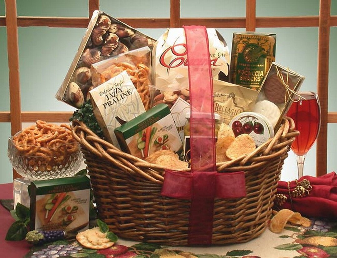 GOURMET GIFT BASKETS Gourmet Food Gifts Meats and Cheese - Etsy