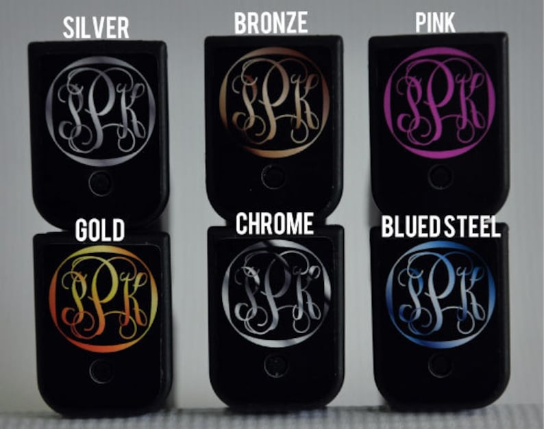 GLOCK 9mm /40 Cal MAGAZINE Base Plate Stickers With Vine | Etsy