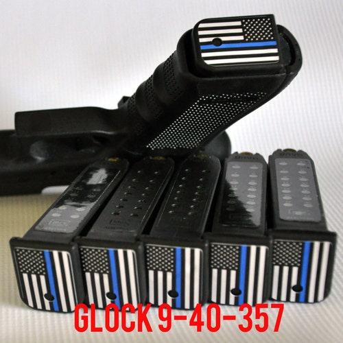 THIN BLUE LINE Flag Magazine Base Plate Stickers - Etsy