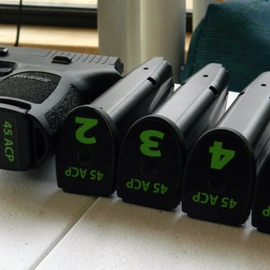 CALIBER and NUMBER Base Plate Stickers - Etsy