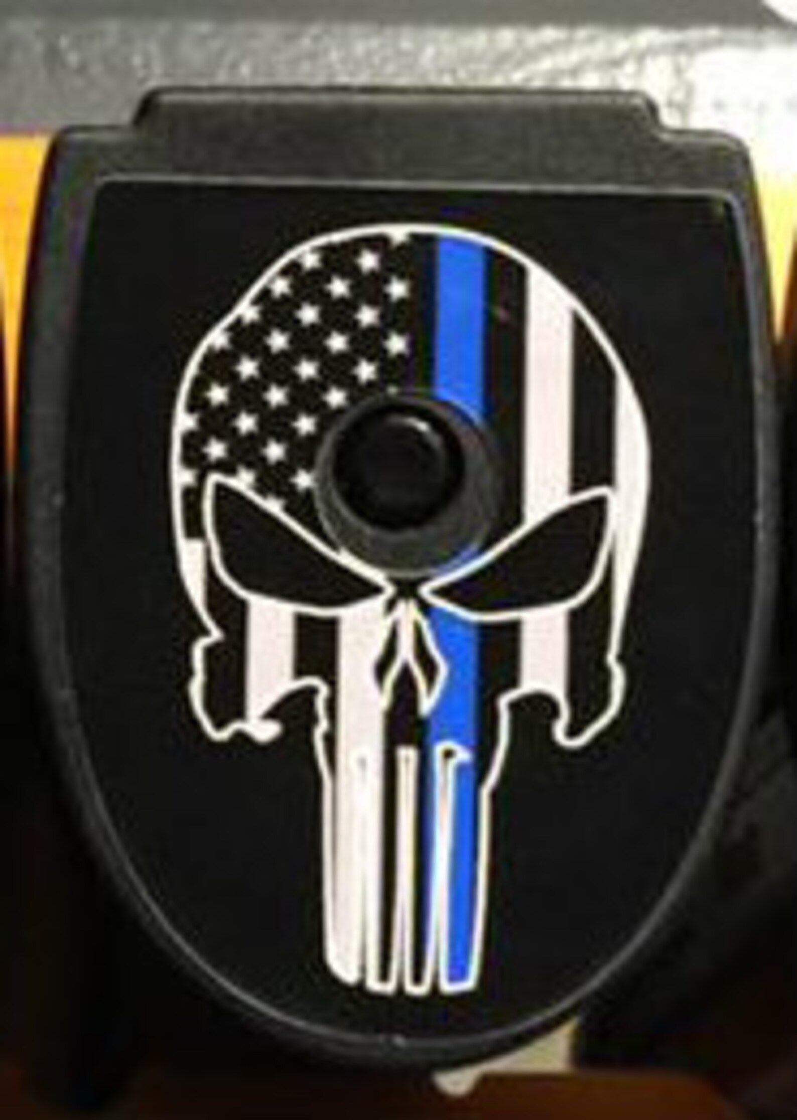 THIN BLUE LINE Flag Skull Magazine Base Plate Stickers - Etsy