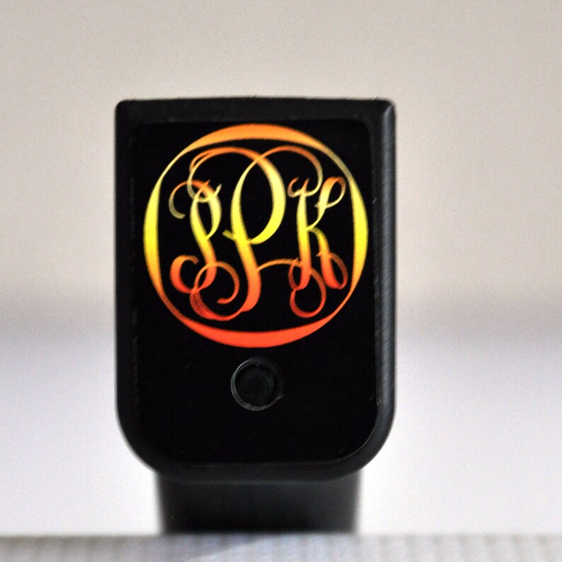 GLOCK 9mm /40 Cal MAGAZINE Base Plate Stickers With Vine Monogram - Etsy