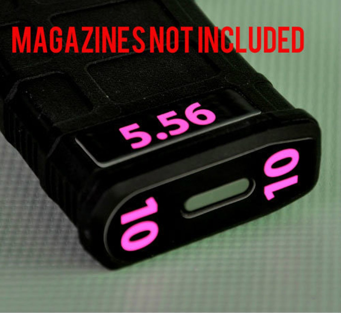 Caliber & Number Stickers Fits Magpul PMAG GEN M3 30 Round Magazines - Etsy