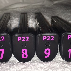 CALIBER and NUMBER Base Plate Stickers - Etsy