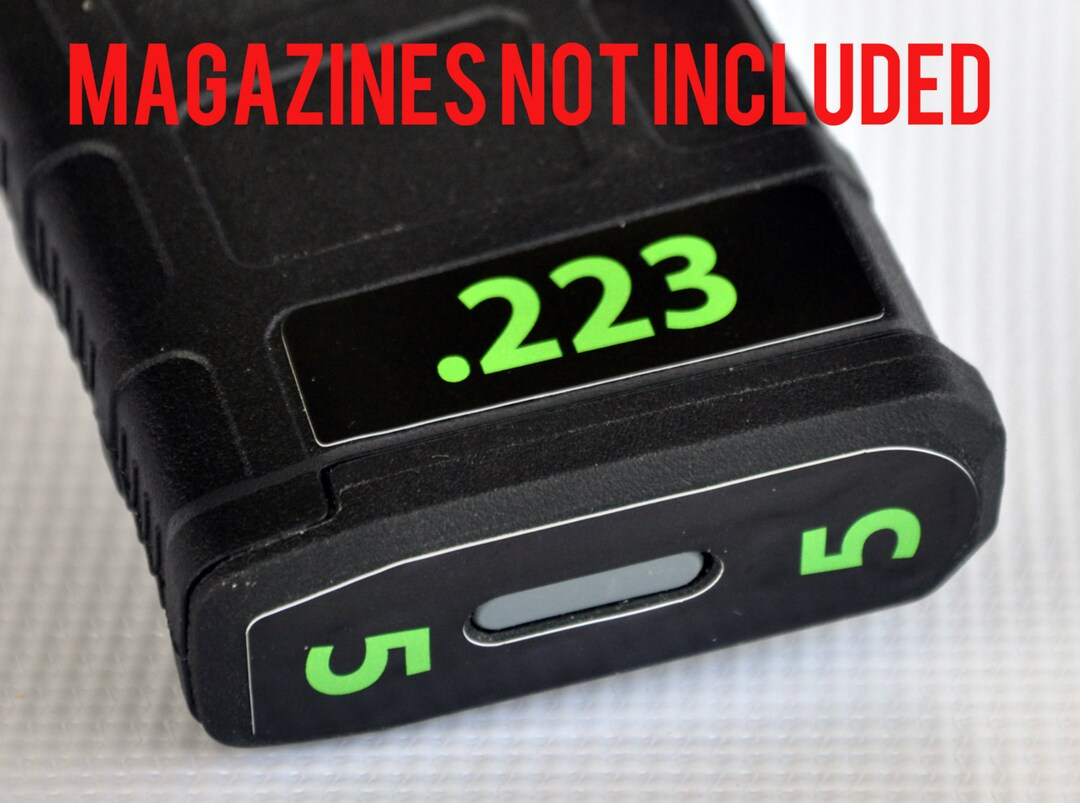 Caliber & Number Stickers Fits Magpul PMAG GEN M3 30 Round Magazines - Etsy