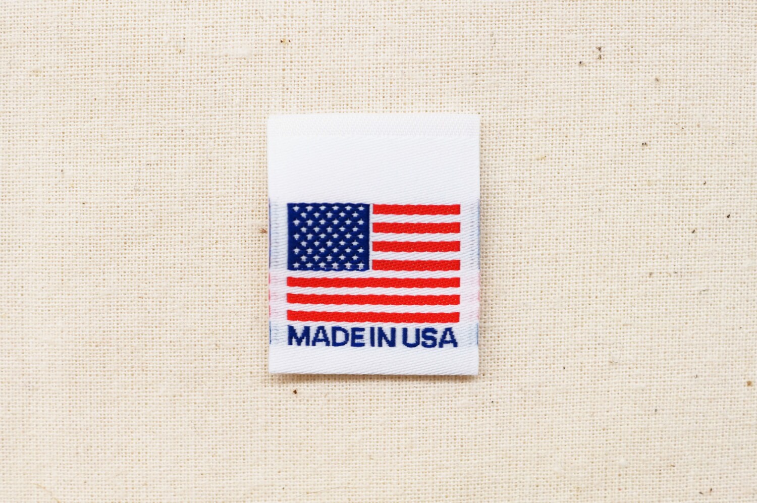 High Quality Woven Flag Labels for Clothing With made in - Etsy