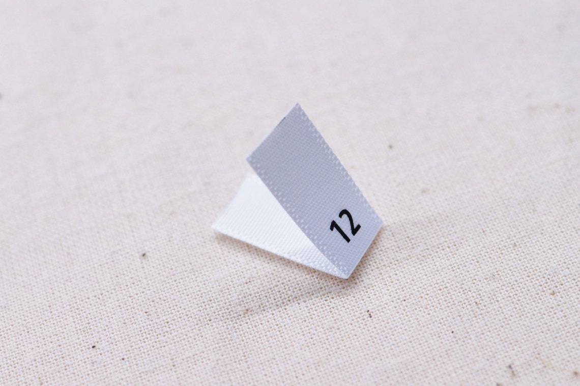 Printed Satin Size Tabs-for Childrens / Kids & Baby - Etsy