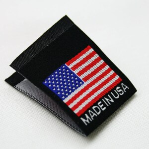 High Quality Woven Flag Labels for Clothing With "made in Usa" - Center ...