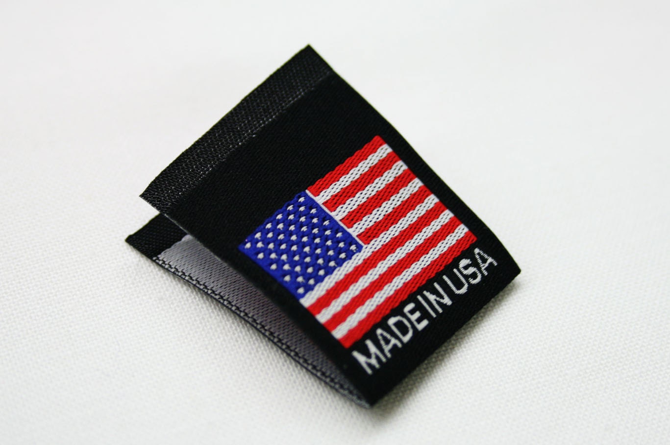 High Quality Woven Flag Labels for Clothing With made in - Etsy