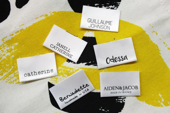 High Quality Custom Printed Satin Label High Resolution - Etsy