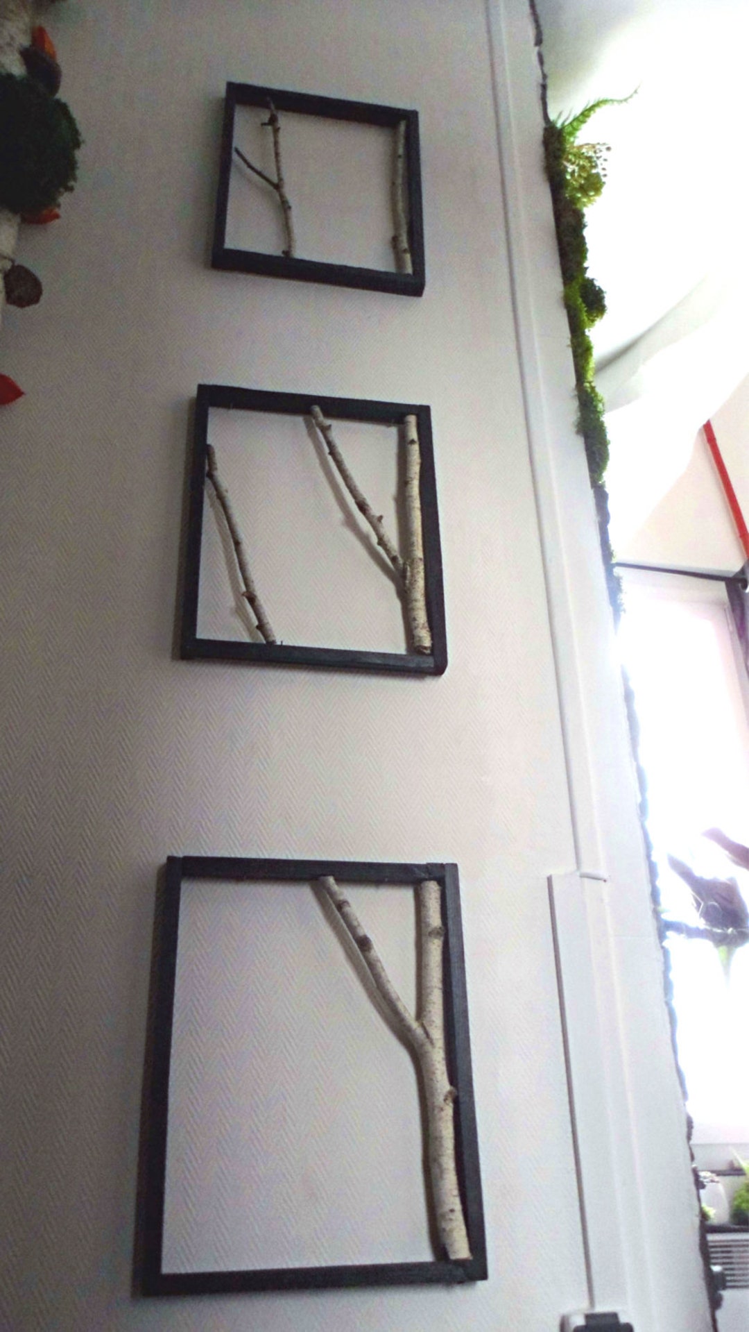 Birch Branches Frames, Frames Birch Branches, Plant Design, Green - Etsy
