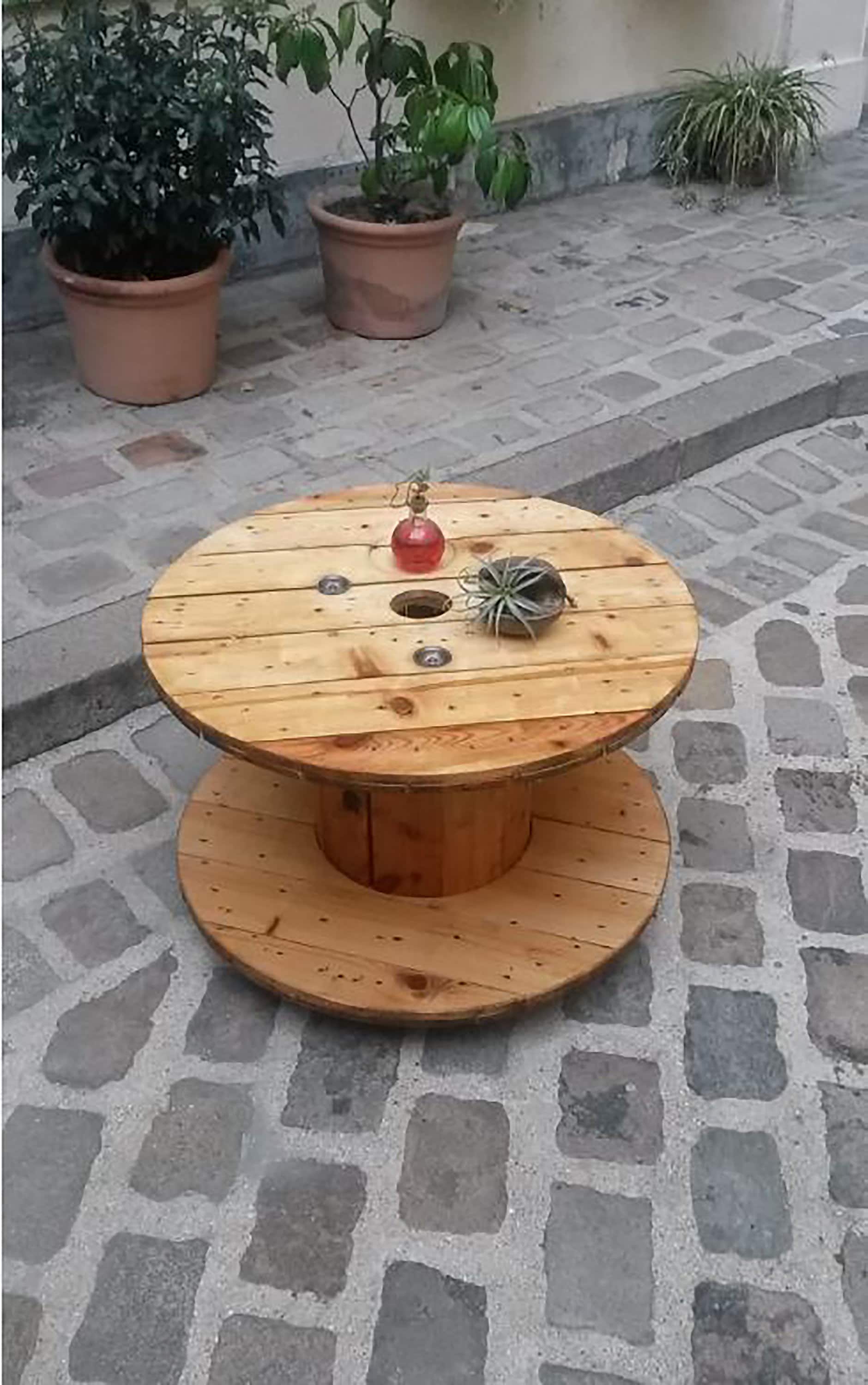 Wood Reel Table Touret Wood Coil Timber Wood Lathe - Etsy UK