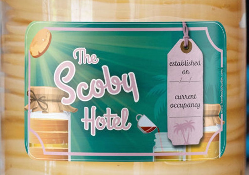 SCOBY Hotel | Note-keeping and Decorative Labels - Etsy