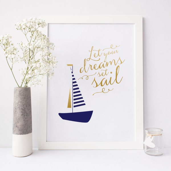 Let Your Dreams Set - Etsy