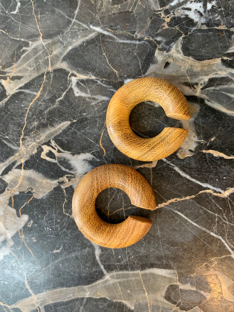 Organic Jack Fruit Wood Hoops price per Pair | Etsy