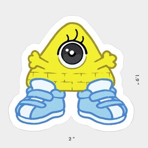 Baby Bill Cipher Chibi Vinyl Sticker From Gravity Falls the Book of ...