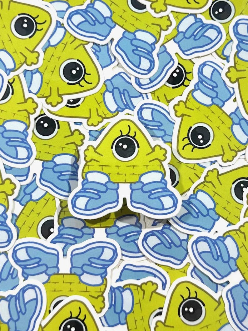 Baby Bill Cipher Chibi Vinyl Sticker From Gravity Falls the Book of ...