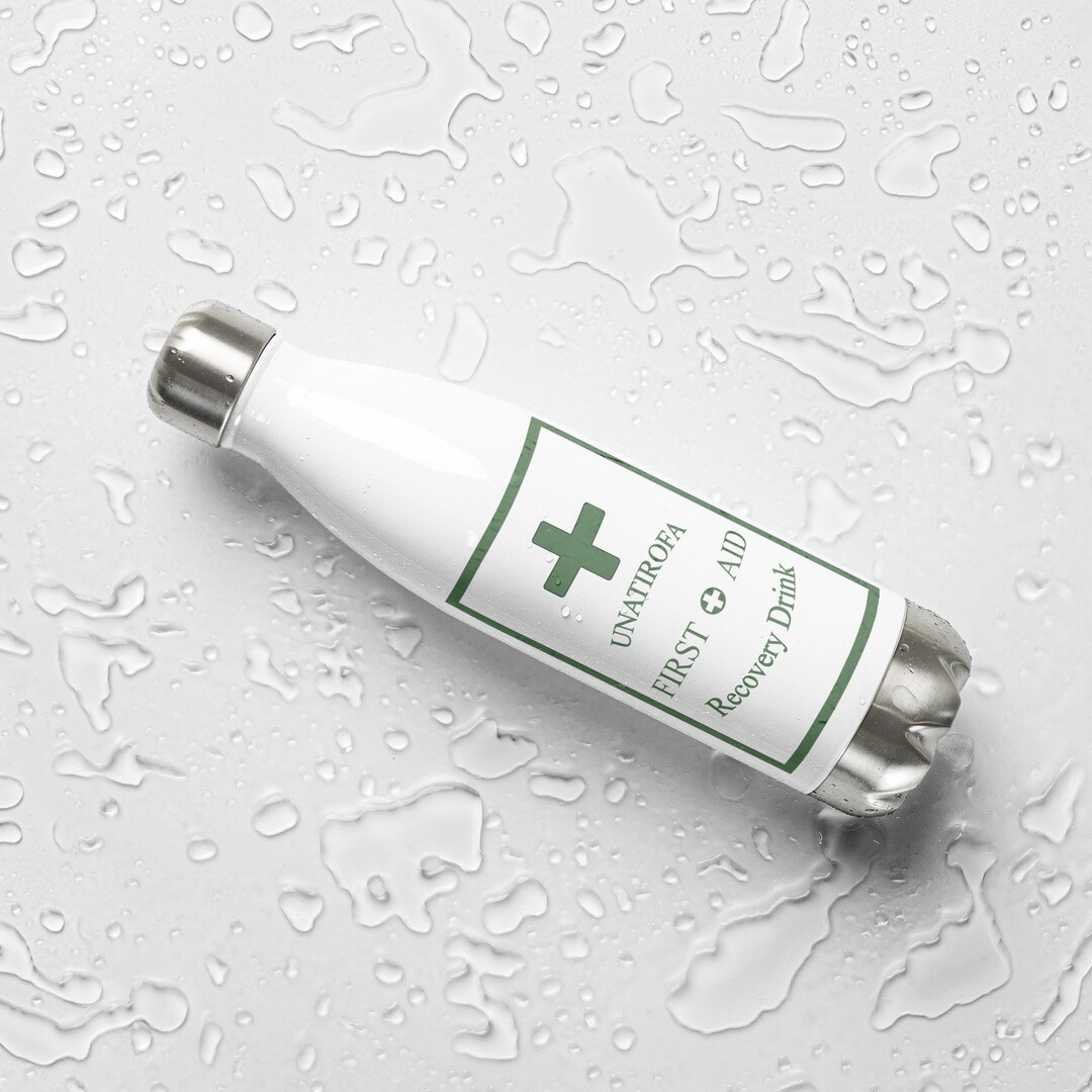 Resident Evil First Aid Unatirofa Stainless Steel Water Bottle - Etsy