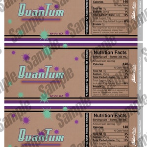 Fallout Nuka-cola Quantum Bottle Labels - Etsy UK