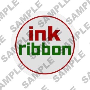 Resident Evil Ink Ribbon Labels - Etsy