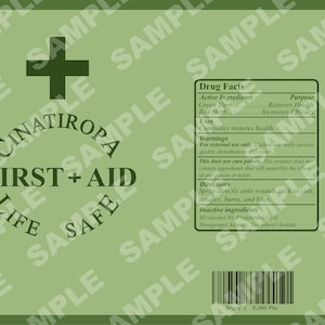 Resident Evil Cinatiropa First Aid Spray Can Labels | Digital Download ...