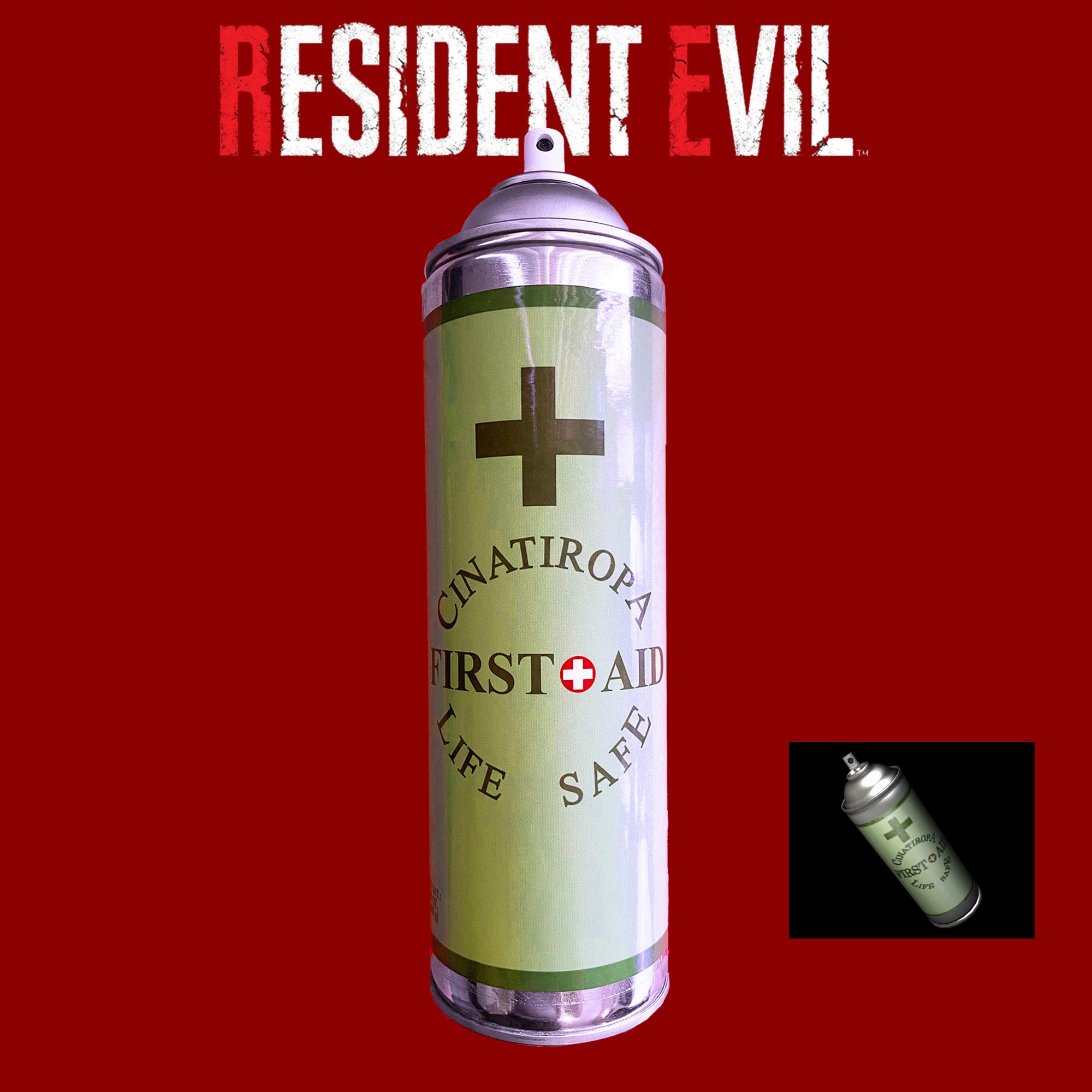 Resident Evil Cinatiropa First Aid Spray Can Labels Digital | Etsy