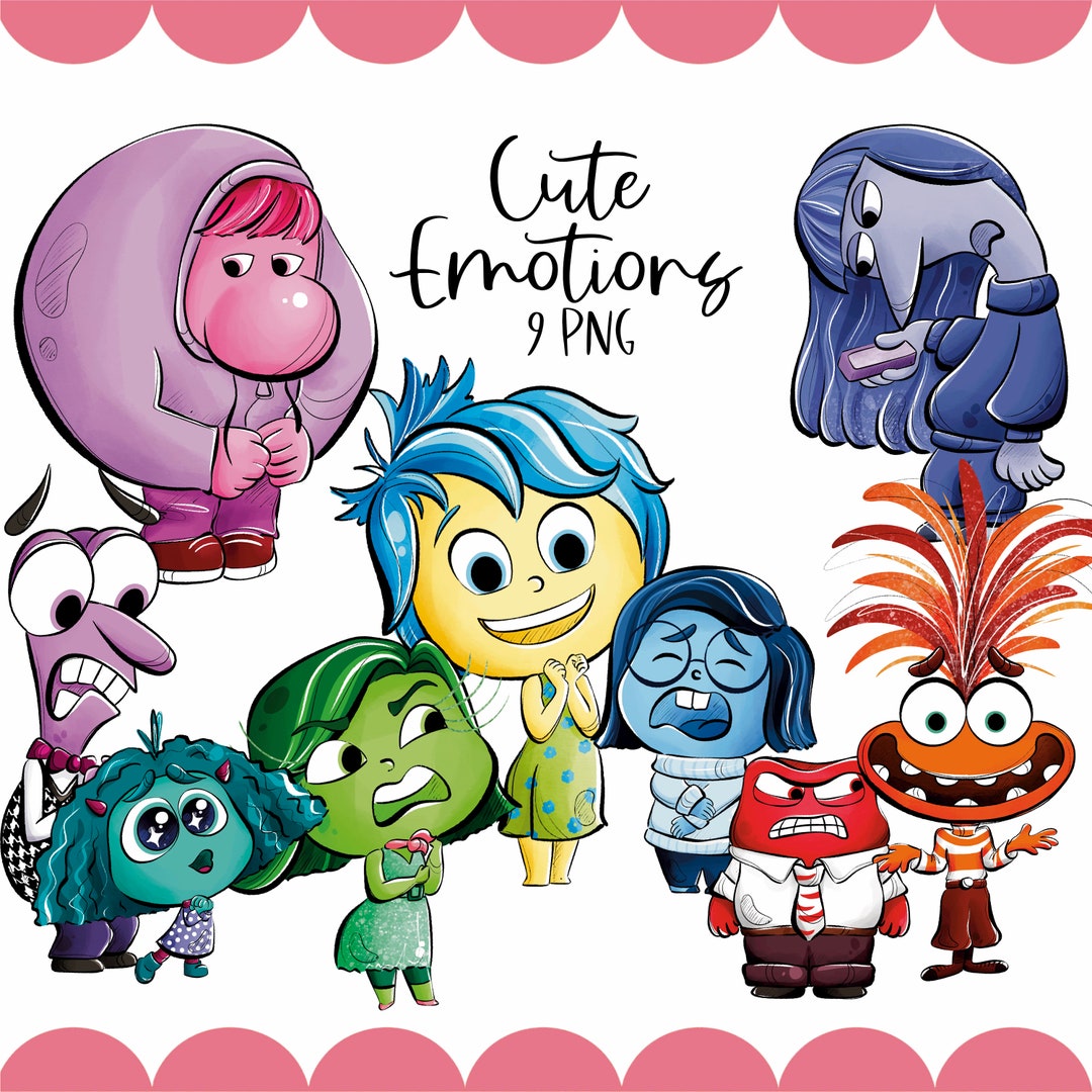 Cute Emotions Clipart | 300 Dpi Digital Illustration | Commercial ...
