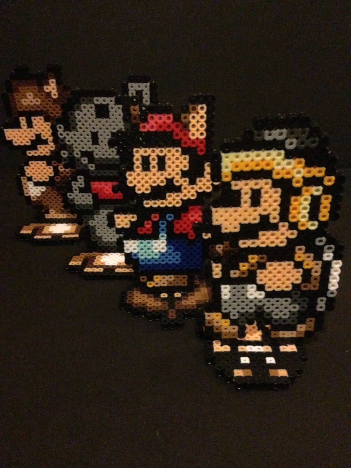 Super Mario 3 Perler Figures With Stands - Etsy