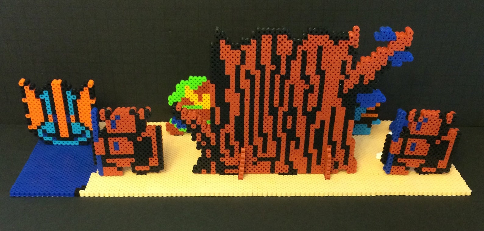 Legend of Zelda Stand up Perler Scene - Etsy