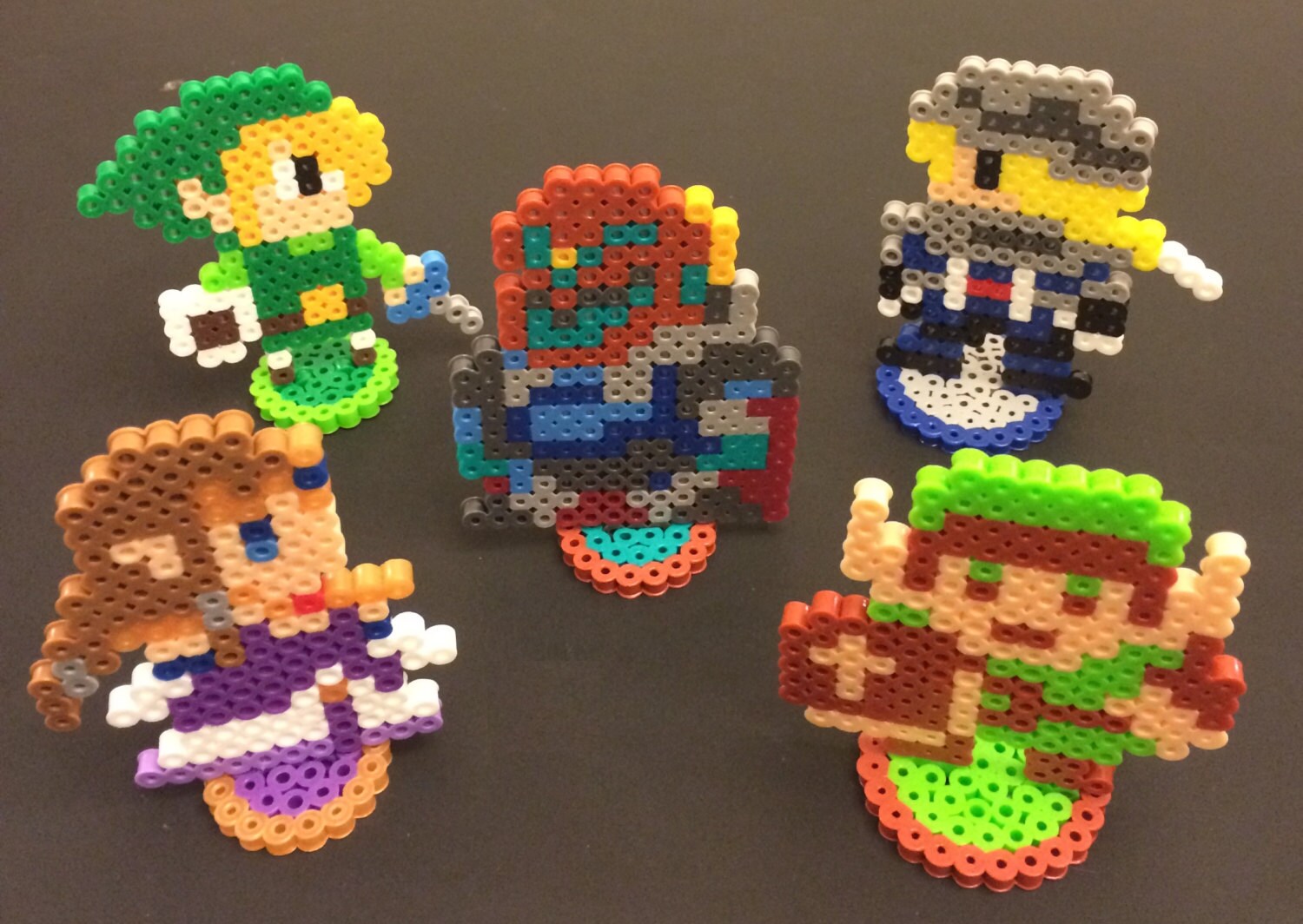 Mario Maker Stand up Perler Sprites - Etsy
