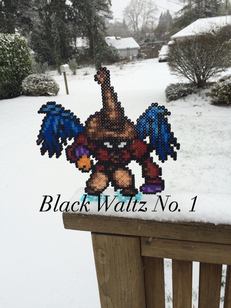 Final Fantasy IX Stand Up Perler Black Waltz | Etsy