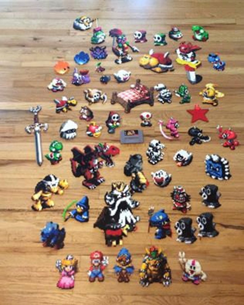 Super Mario RPG Perler Collection | Etsy