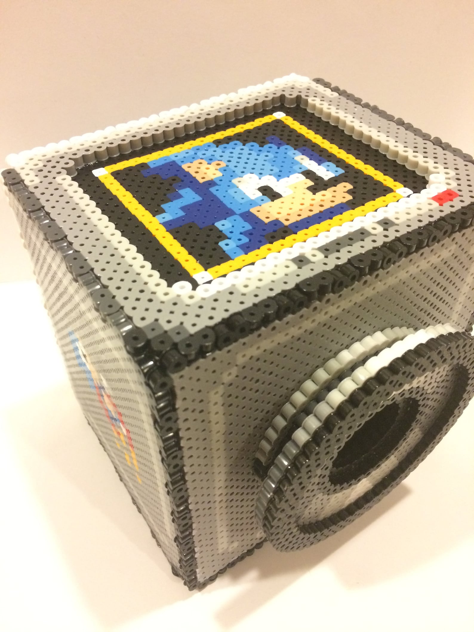 Sonic the Hedgehog Perler - 3D Monitor Piggy Bank - Etsy