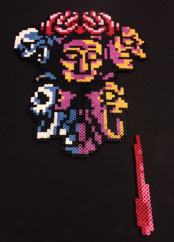 Castlevania 3 Perler Dracula Second Form | Etsy