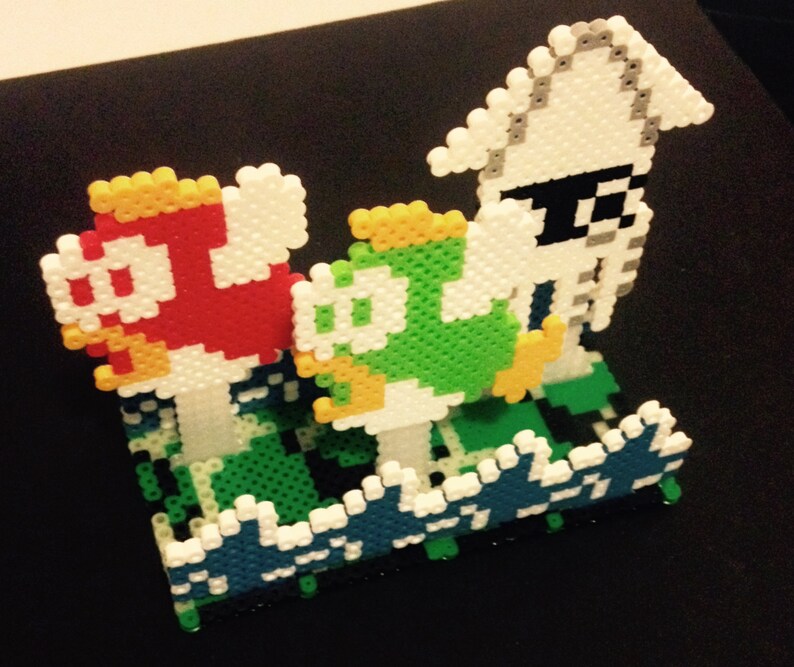 Super Mario Underwater Perler Monster Parade - Etsy
