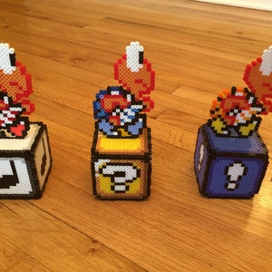 Super Mario World Perler - 3D Coin Banks - Etsy