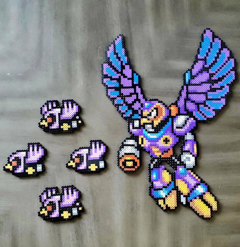 Megaman X - Storm Eagle Fuse Bead - Etsy