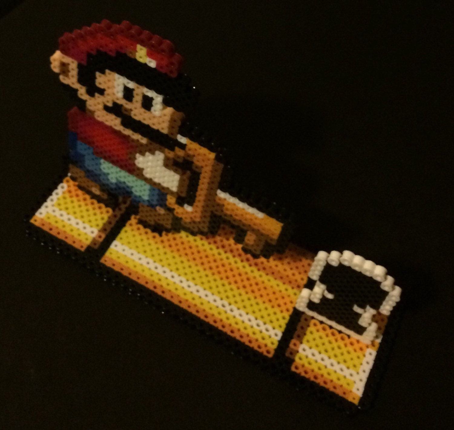 Super Mario World Stand-up Perler Scene Keyhole - Etsy Canada