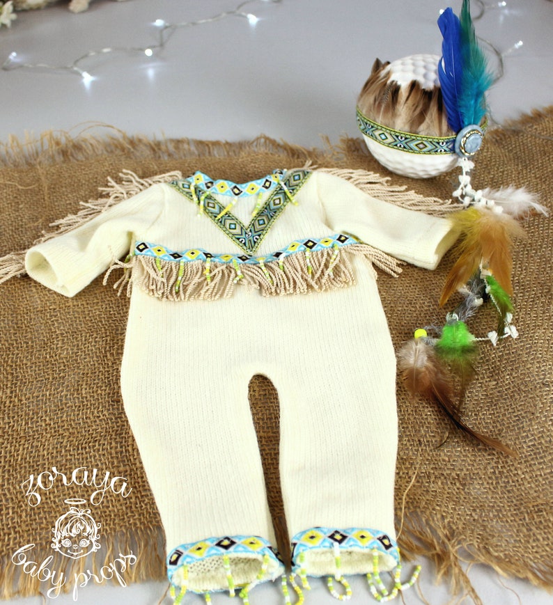 Native American Indian Inspired Props Feathers Crown Newborn - Etsy