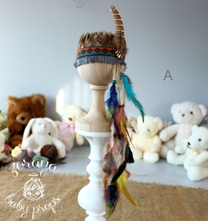 Native American Indian Inspired Props Feather Crowns | Etsy