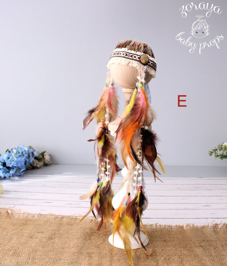 Native American Indian Inspired Props Feather Crowns - Etsy