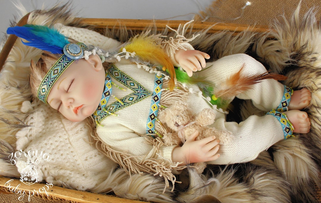 Native American Indian Inspired Props, Feathers Crown, Newborn Outfit ...