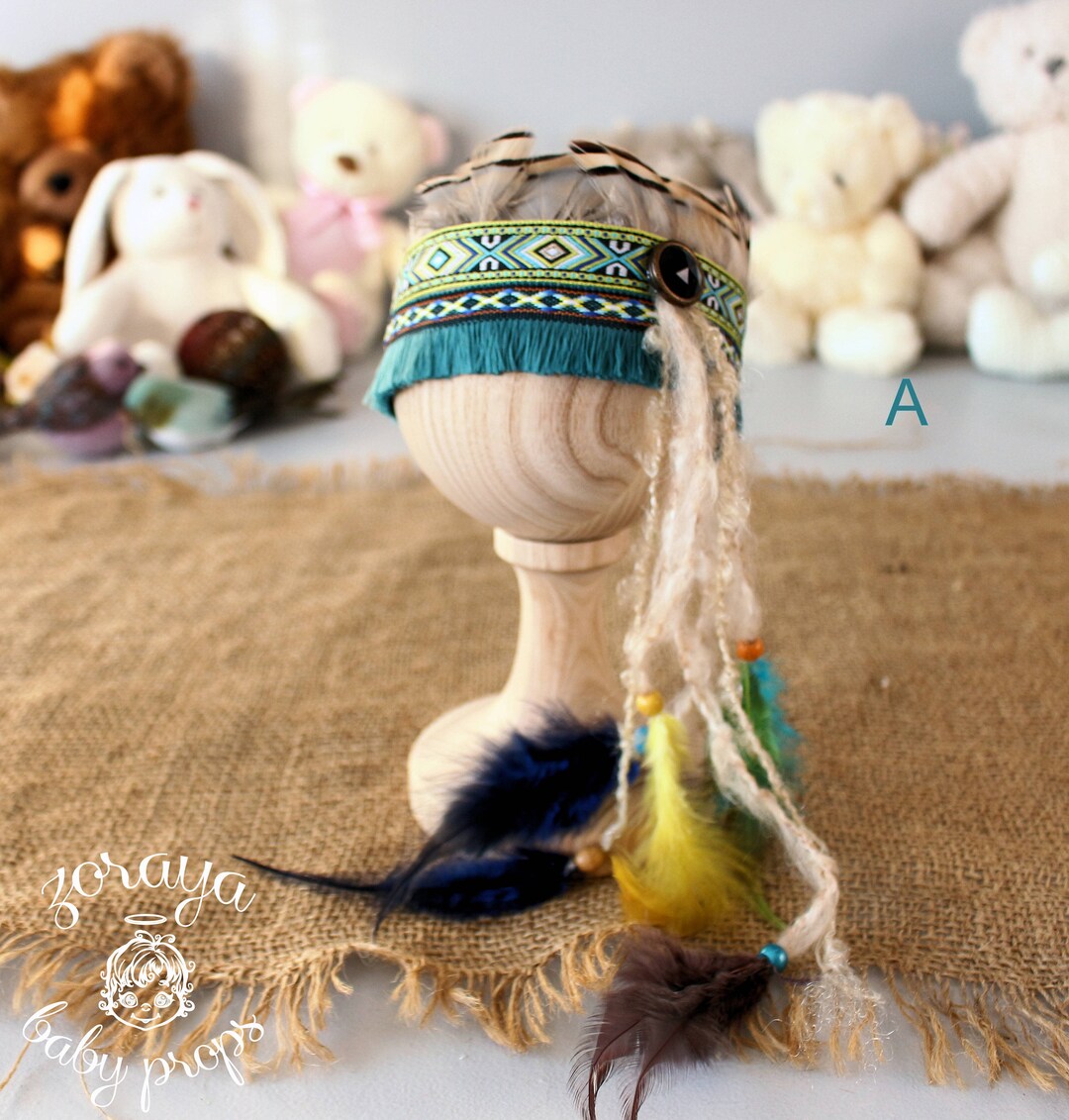 Native American Indian Inspired Props Feather Crowns - Etsy