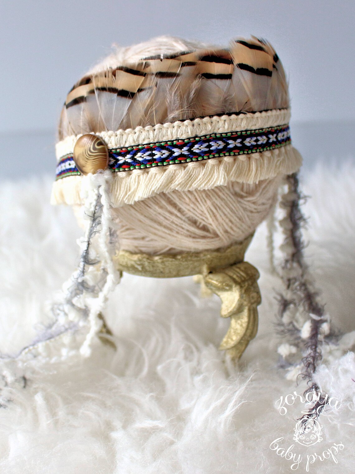 Native American Indian Inspired Props Feathers Crown Newborn - Etsy