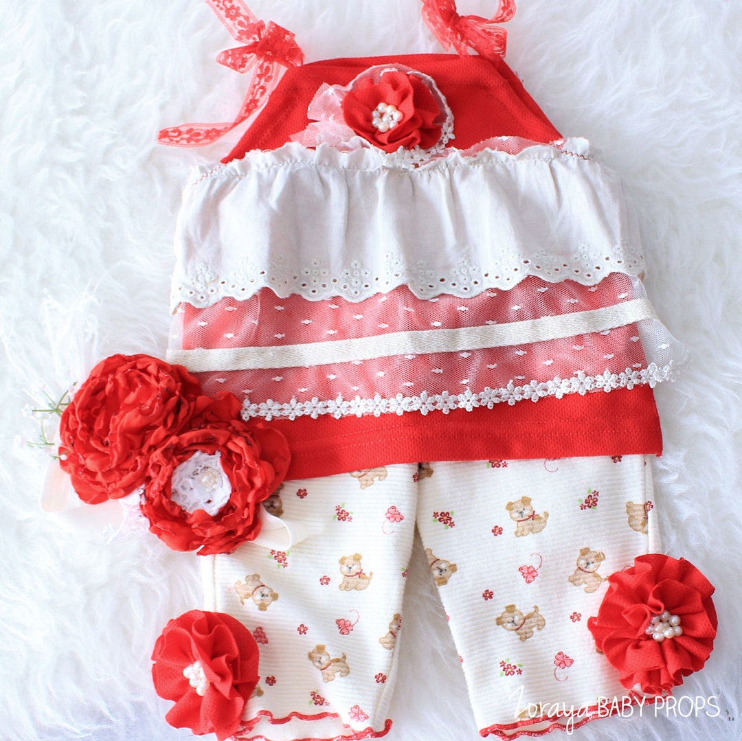 Baby Photography, Baby Props, Red Sitter Set, 6-9m, Red Props, Sitter ...