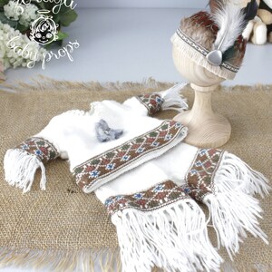 Native American Indian Inspired Props, Feathers Crown, Newborn Outfit ...