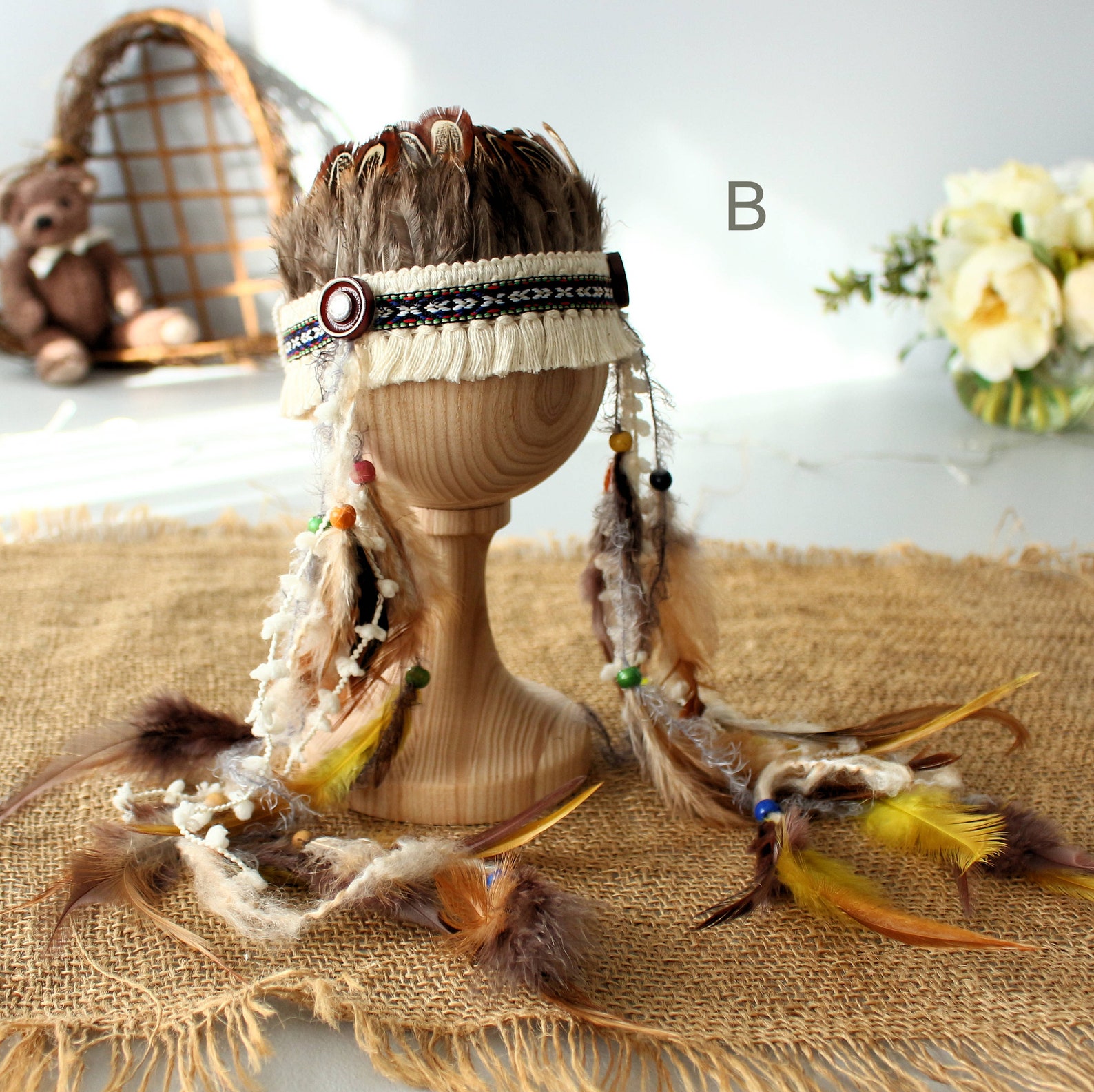 Native American Indian Inspired Props Feather Crowns - Etsy