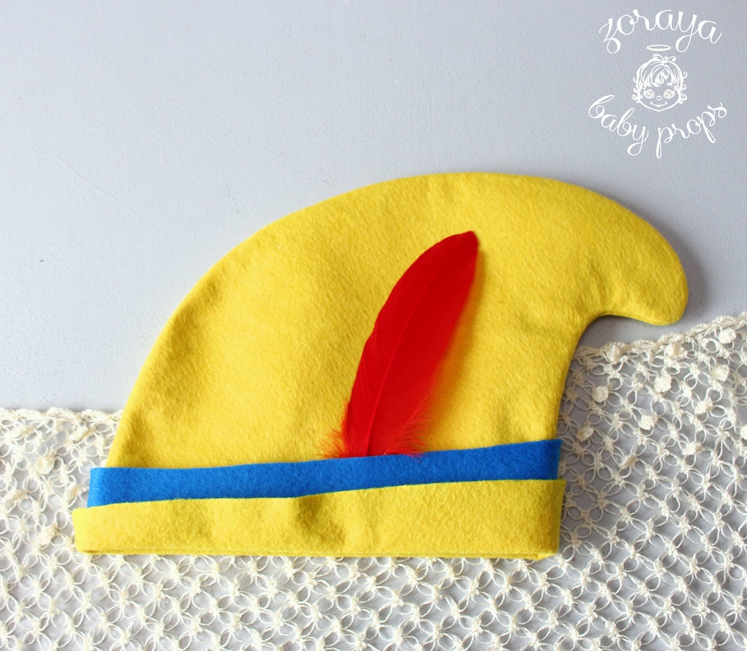 Pinocchio Hats, Yellow Hats, Red Feather, Disney Hat, Birthday ...