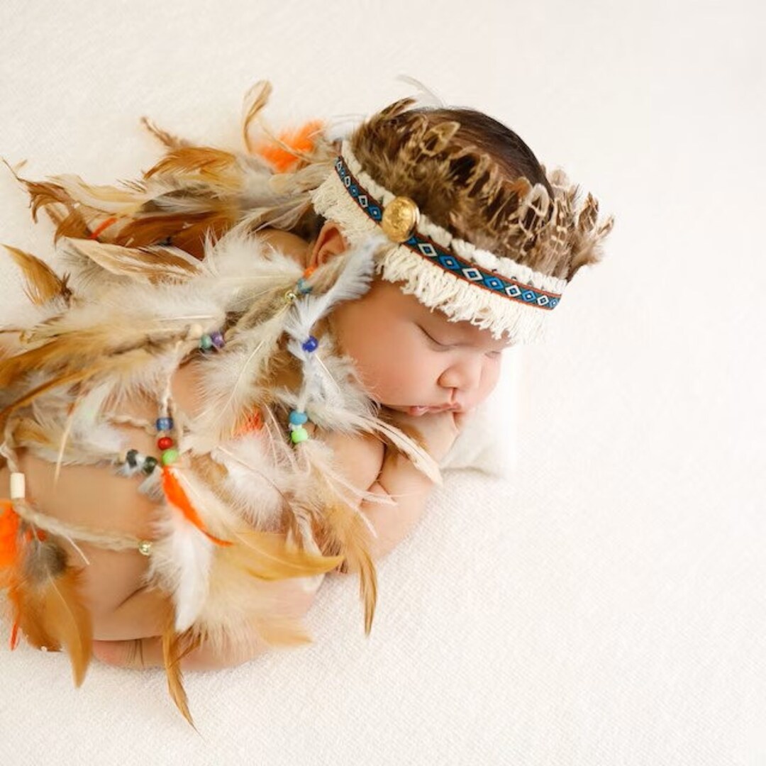 Native American Indian Inspired Props, Feathers Crown, Headdress ...