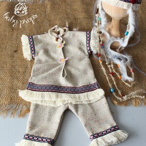 Native American Indian Inspired Props, Feathers Crown, Newborn Outfit ...